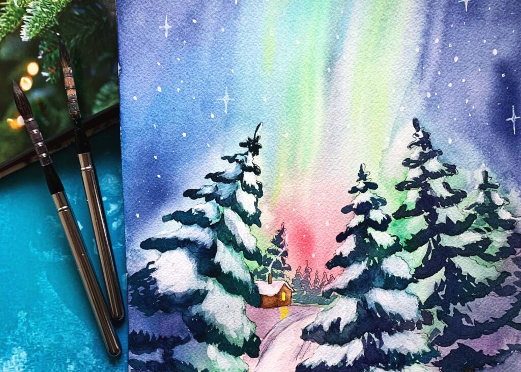 Watercolor Workshop: The Northern Lights - Racine Art Museum